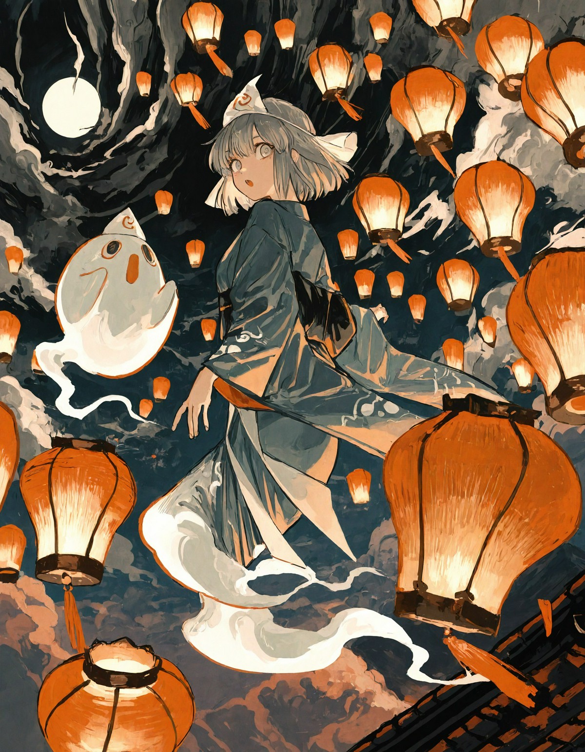 Lanterns and ghosts — Moescape