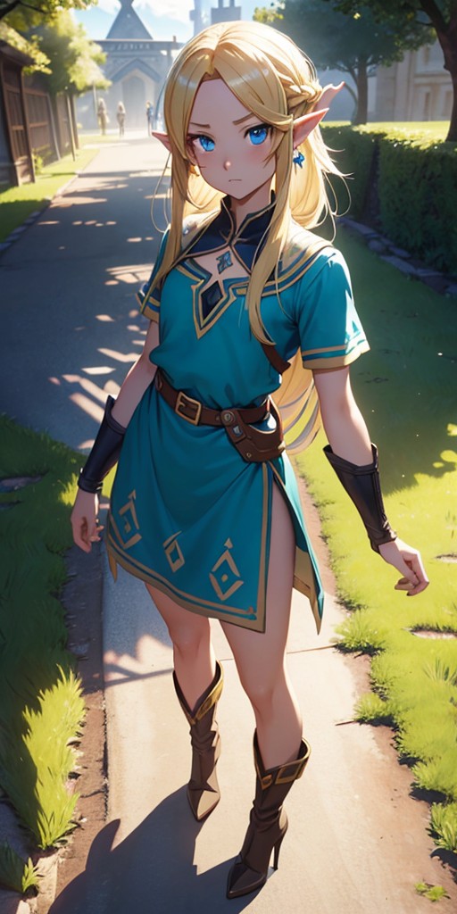 Femboy Link looking like Zelda — Moescape