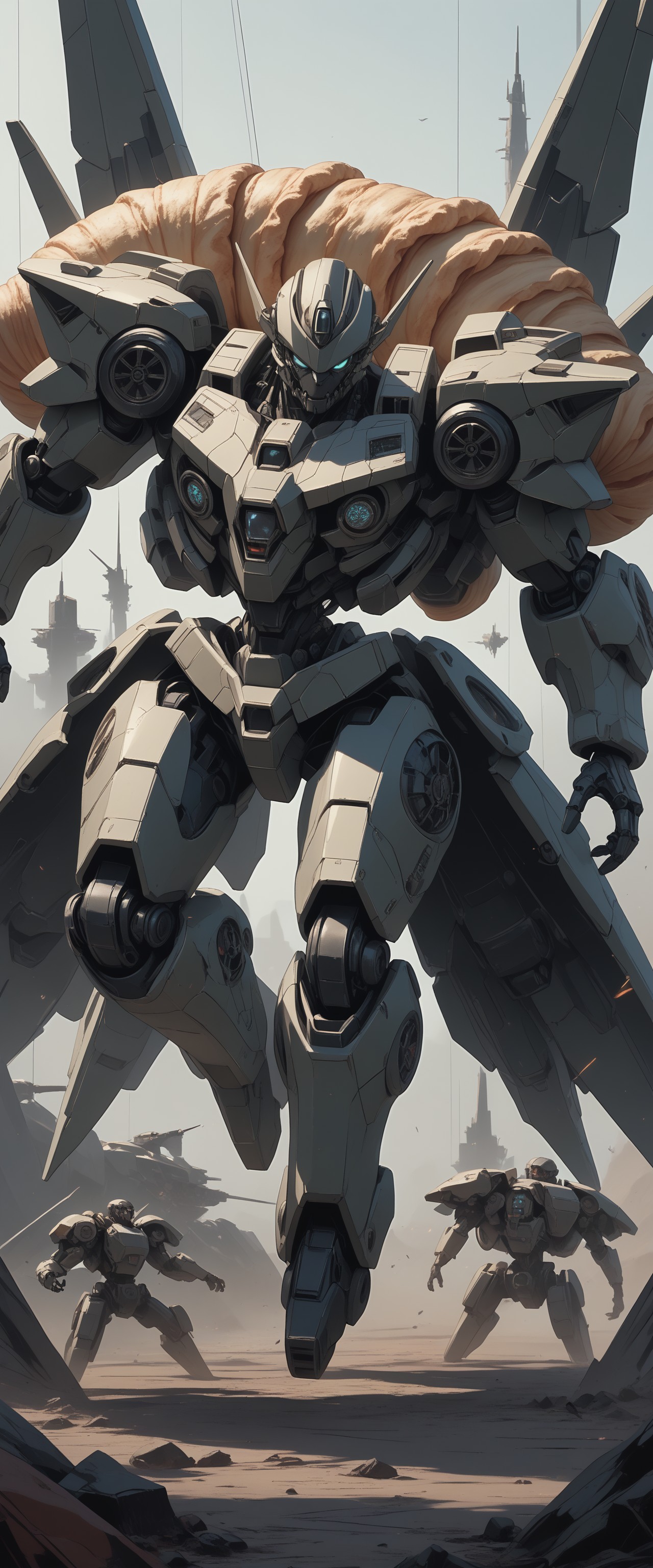 A mecha ~ sent from planet croissant 💥 — Moescape