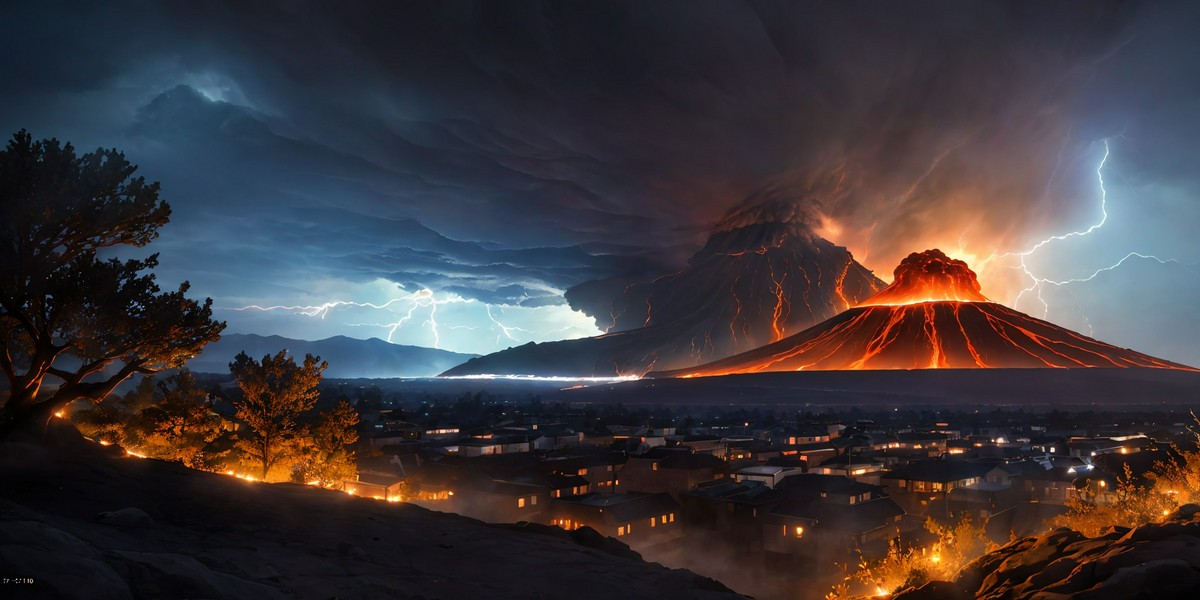 Volcanic Eruption — Moescape