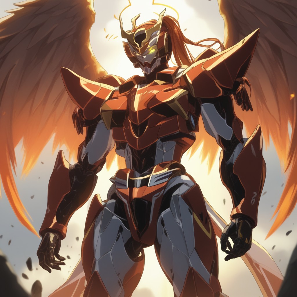 Mecha Rusty Angel — Moescape