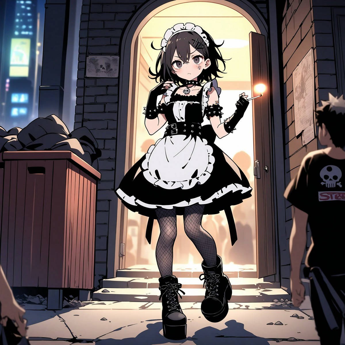 (Rando post) Punk Maid -Animagine edition — Moescape