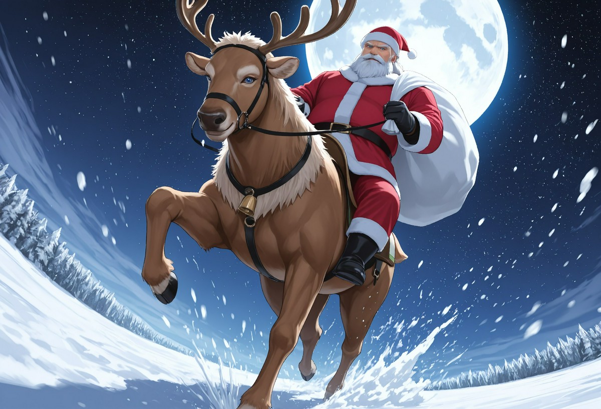 "Lean" Santa — Moescape