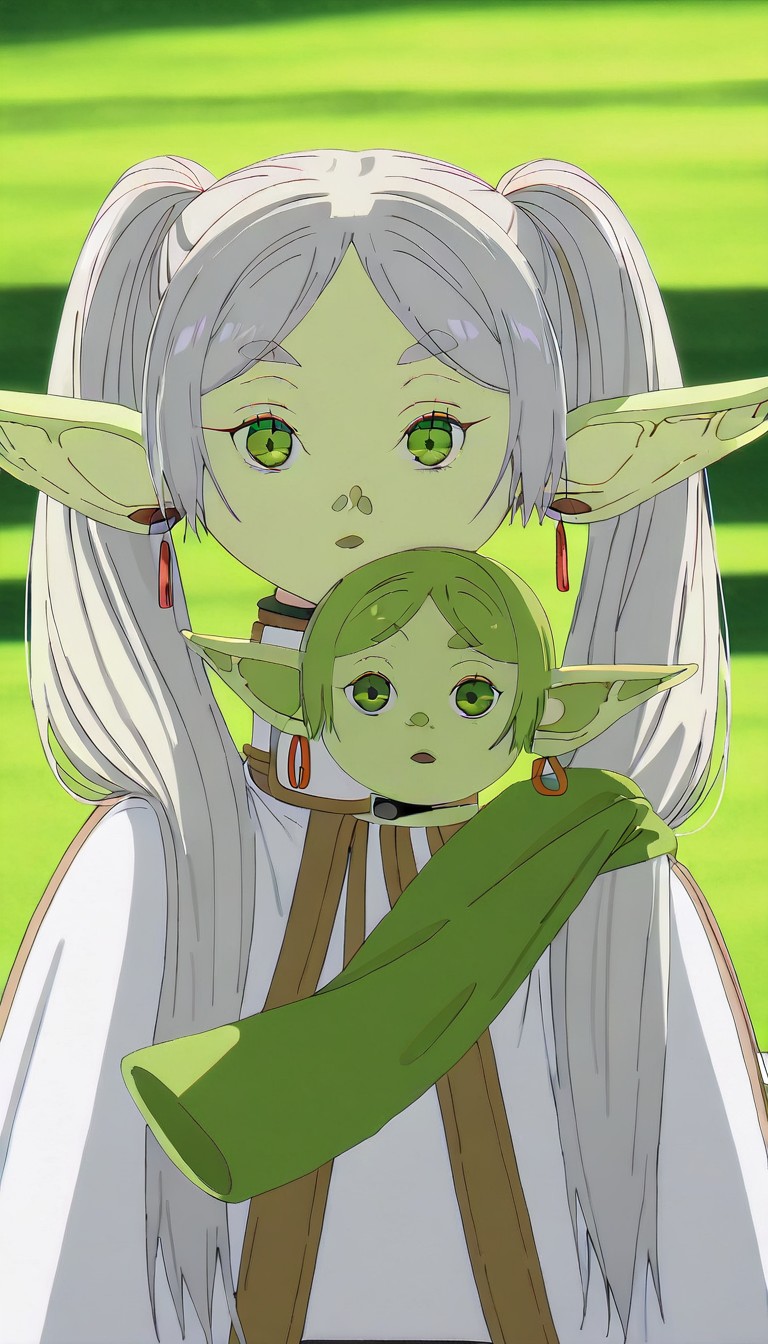 Frieren x Baby Yoda — Moescape