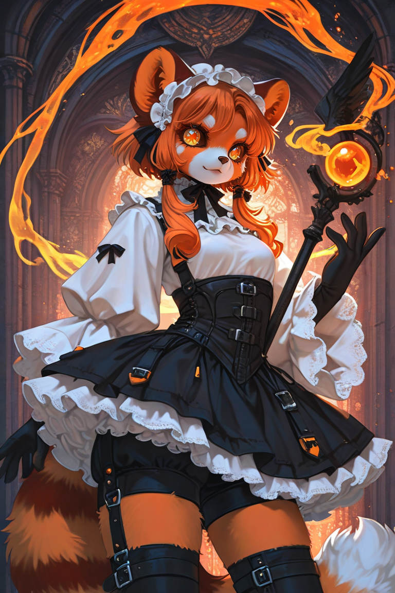 Red Panda anthro 🔥🦊 — Moescape