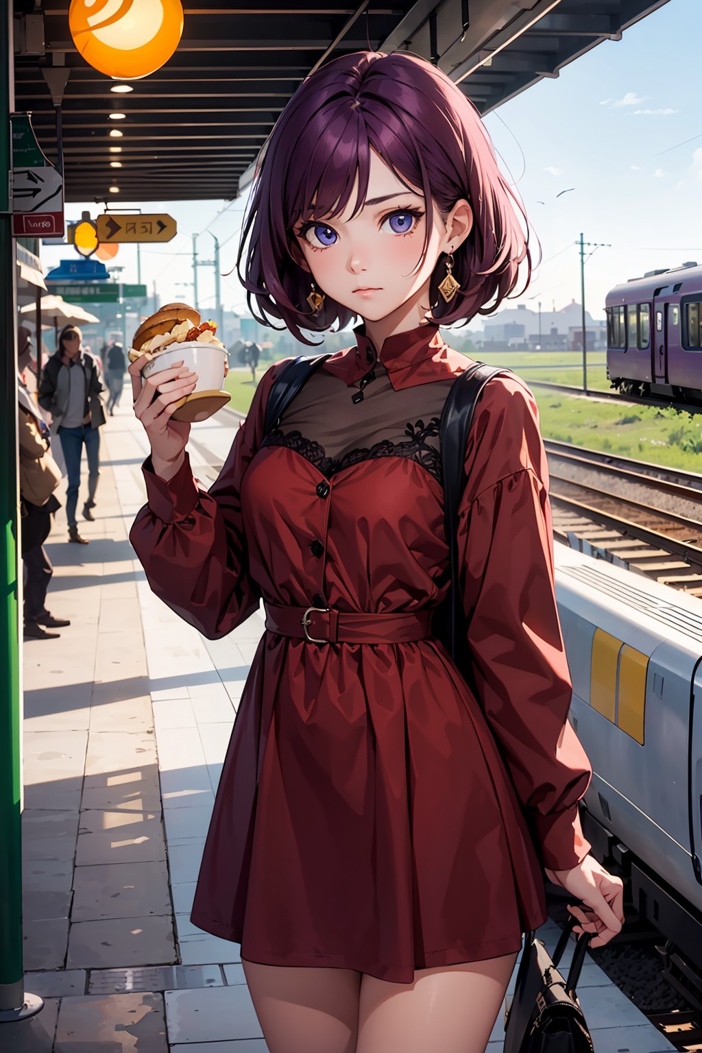 Quick lunch at the train station — Moescape