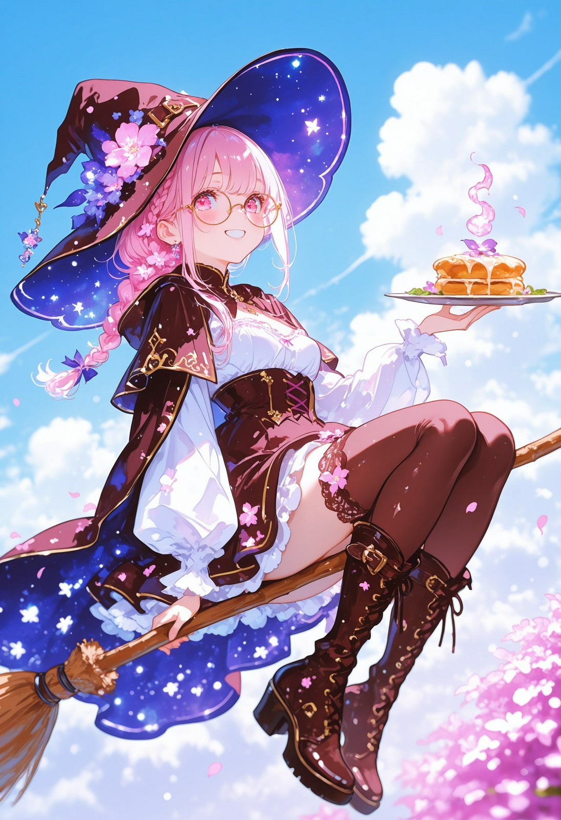 Waffle Witch Alice on her way to deliver some delicious waffle! — Moescape