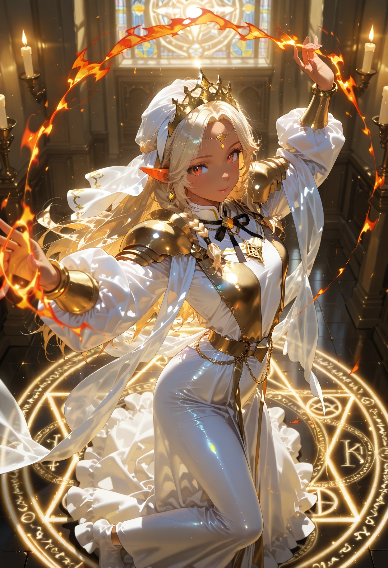 White Maiden of Fire — Moescape