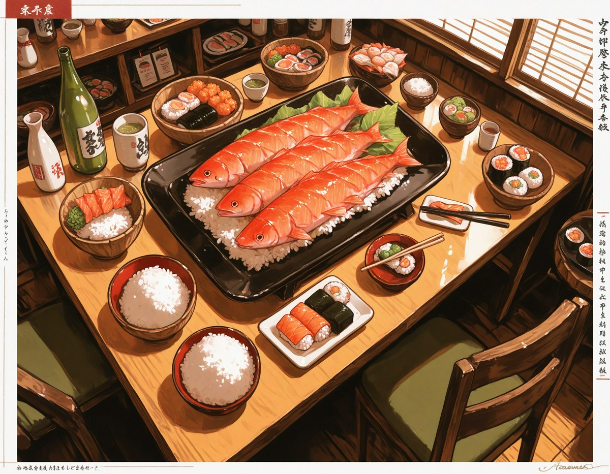 Post Card: Sushi 🍣 — Moescape