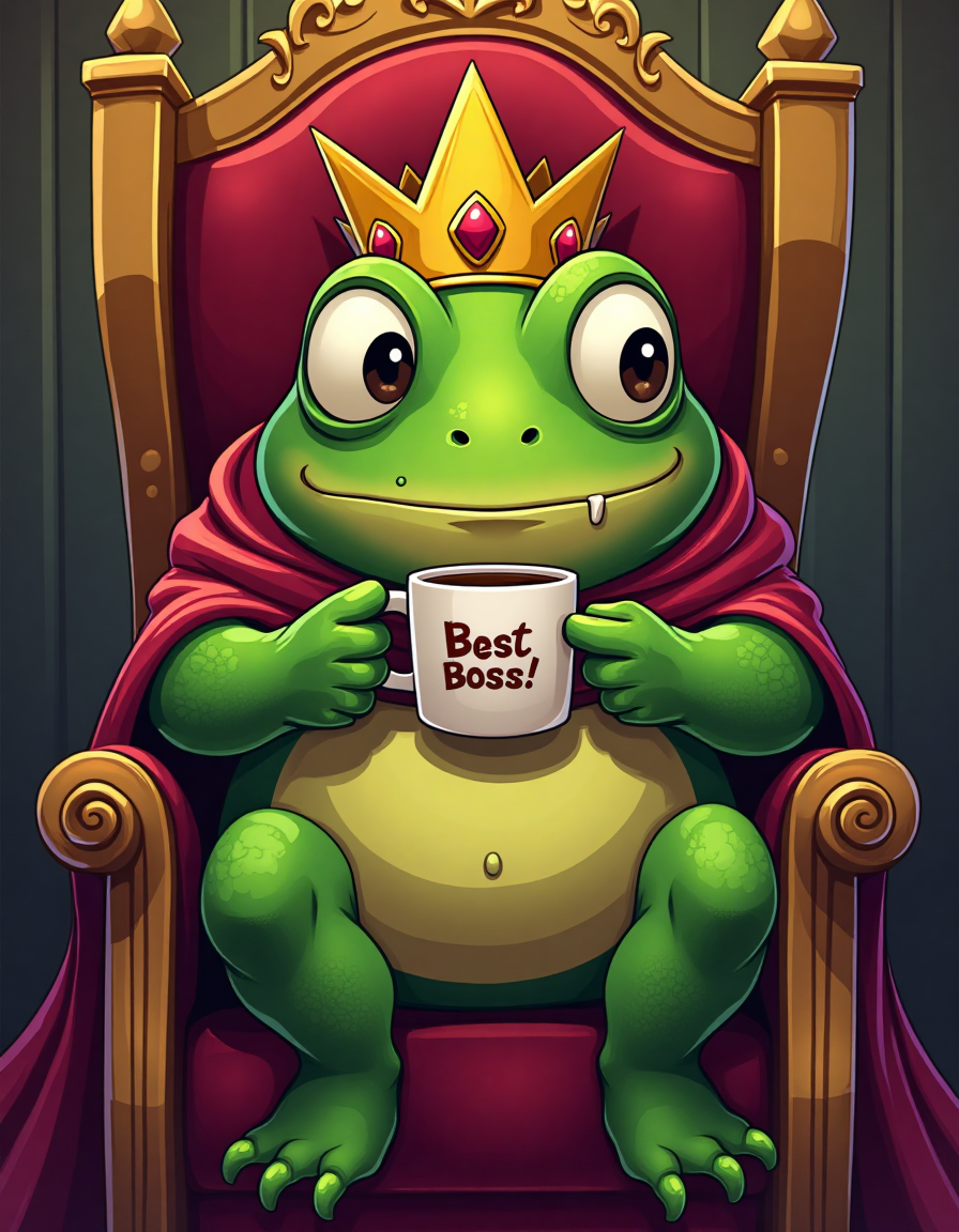 Happy Toad Boss Monster — Moescape