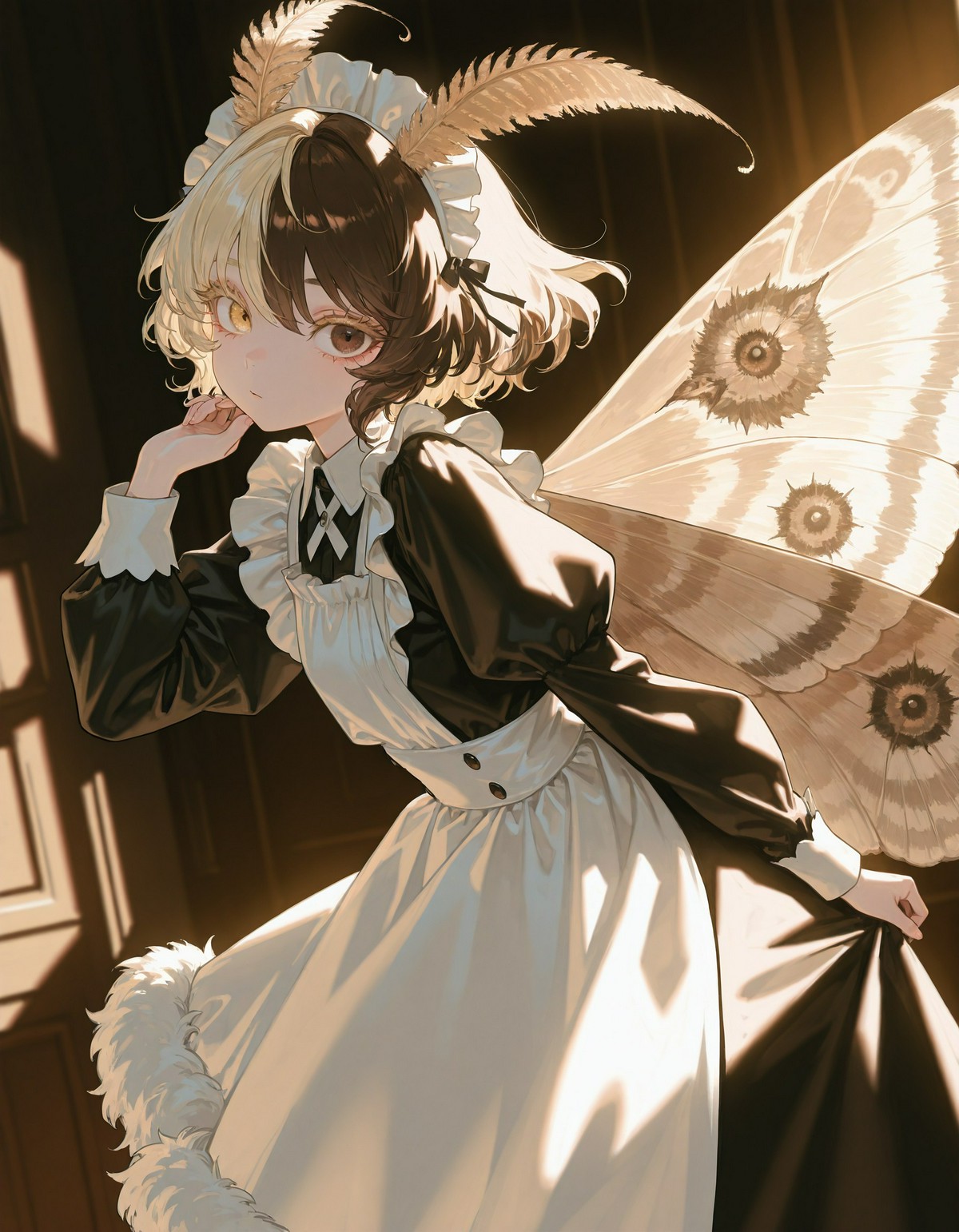 Yue moth maid Monday — Moescape