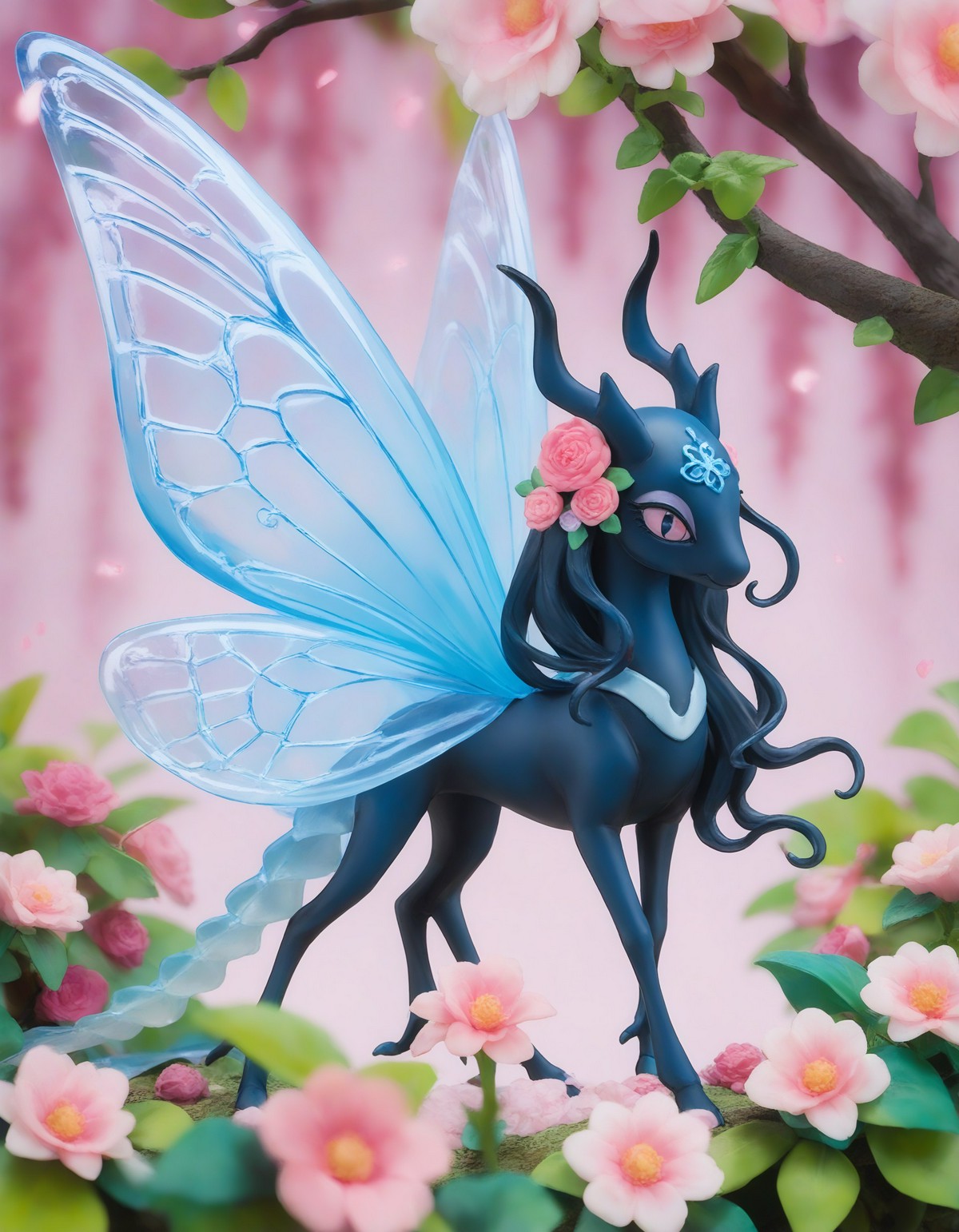 Figure of unicorn butterfly — Moescape