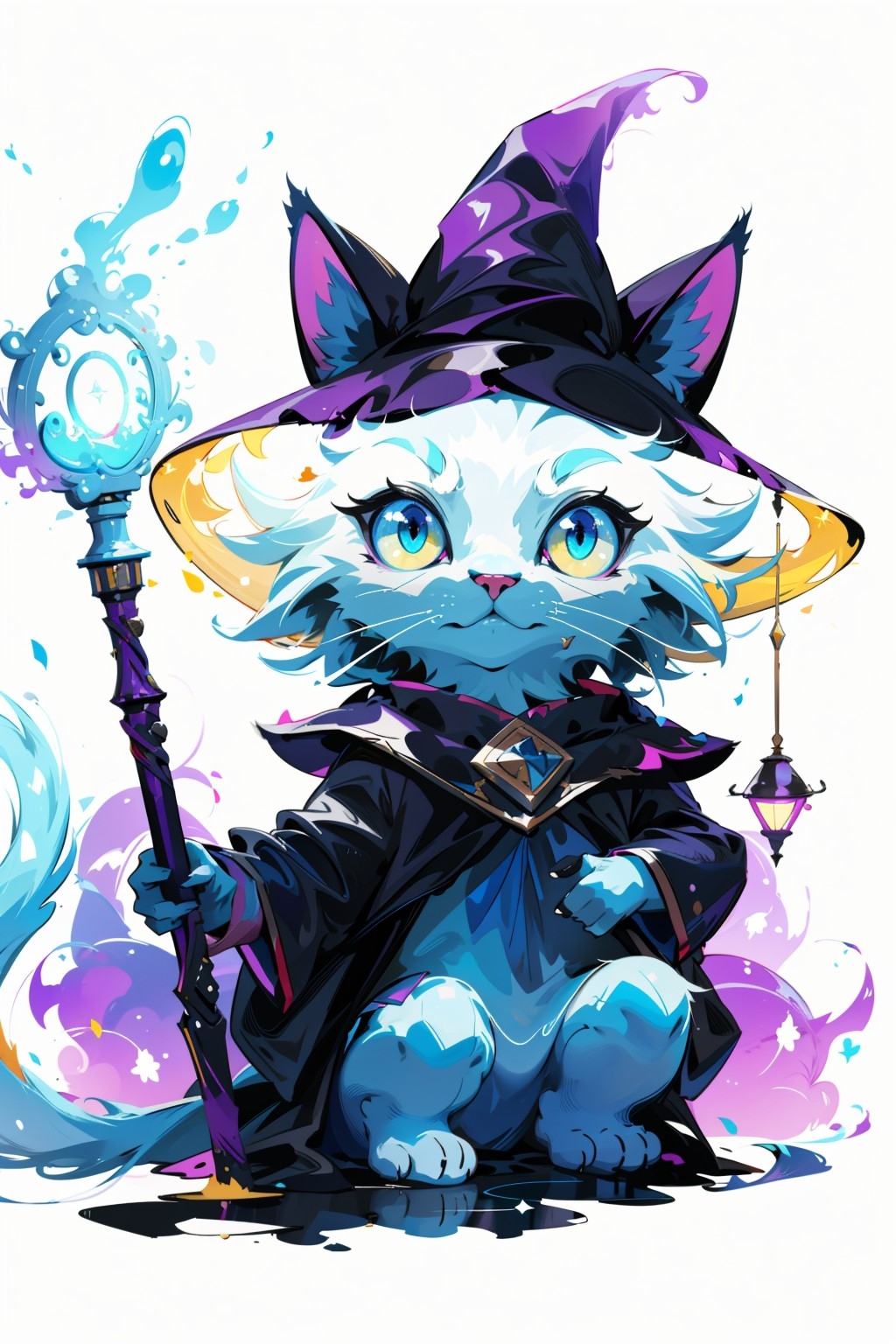 🌟The Hissing Mage Cat🌟 3 Image's — Moescape