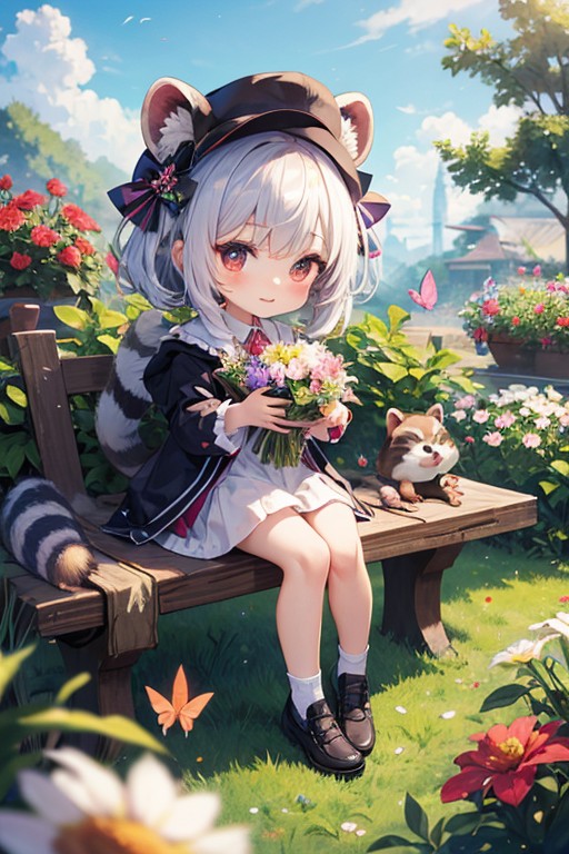 Racoon girl — Moescape