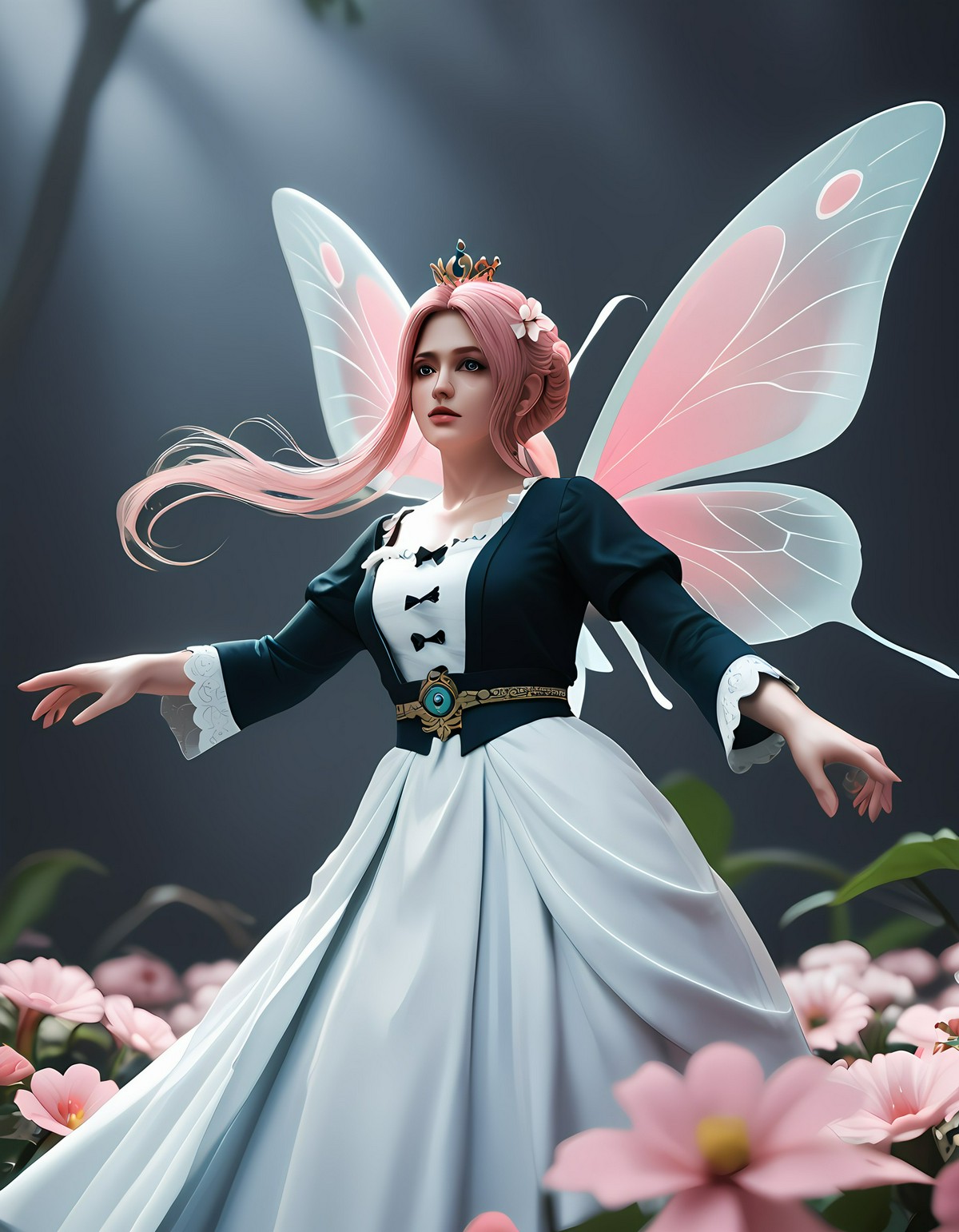 3D Tatiana Queen of Fairies from celtic mythology qi — Moescape