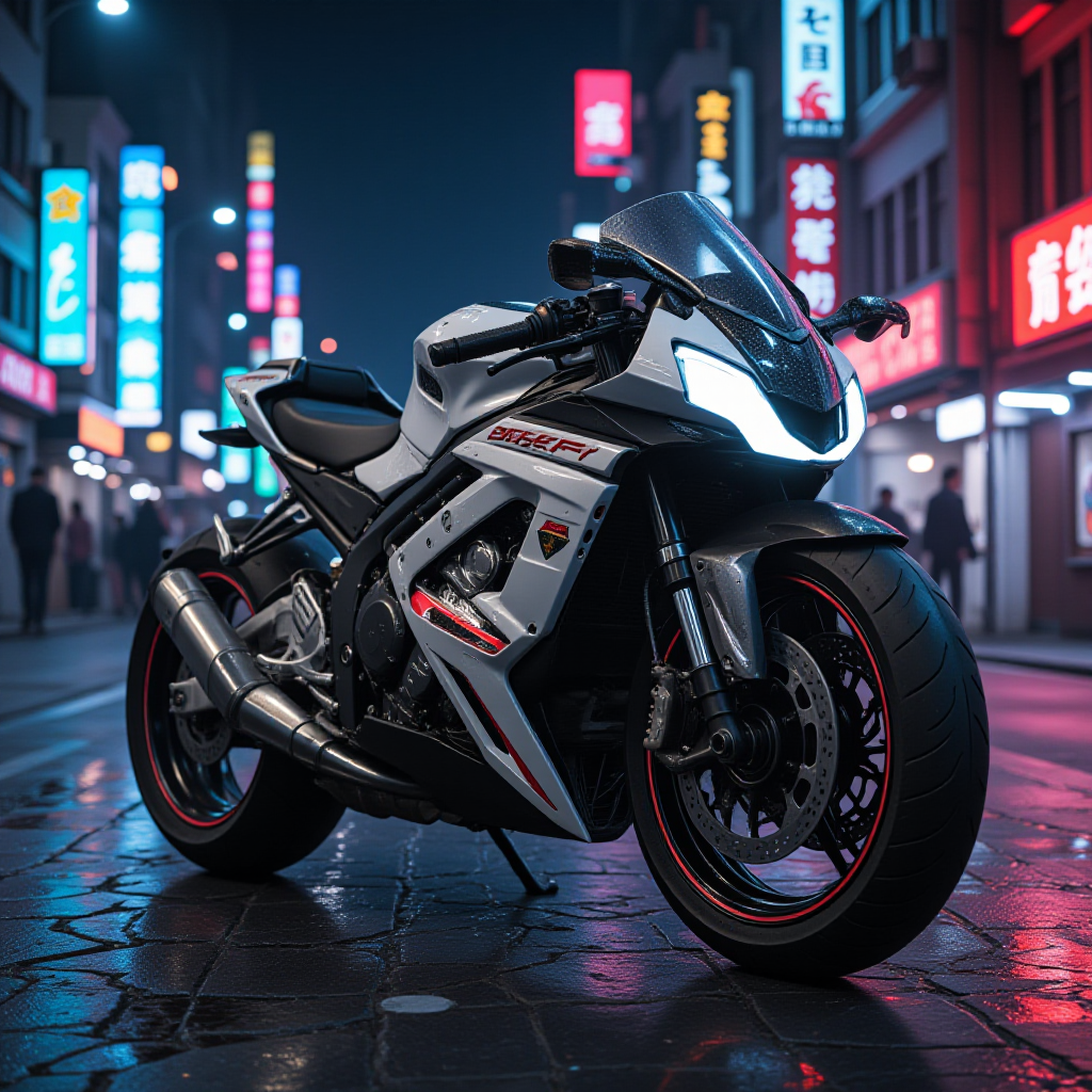 Cyberpunk motorcycles — Moescape