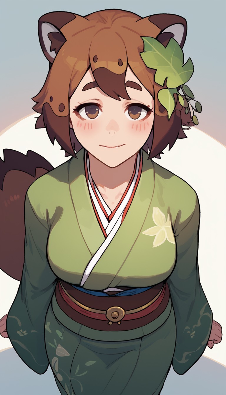 Tanuki girl for Megumi's 30k likes and 400 followers challenge — Moescape