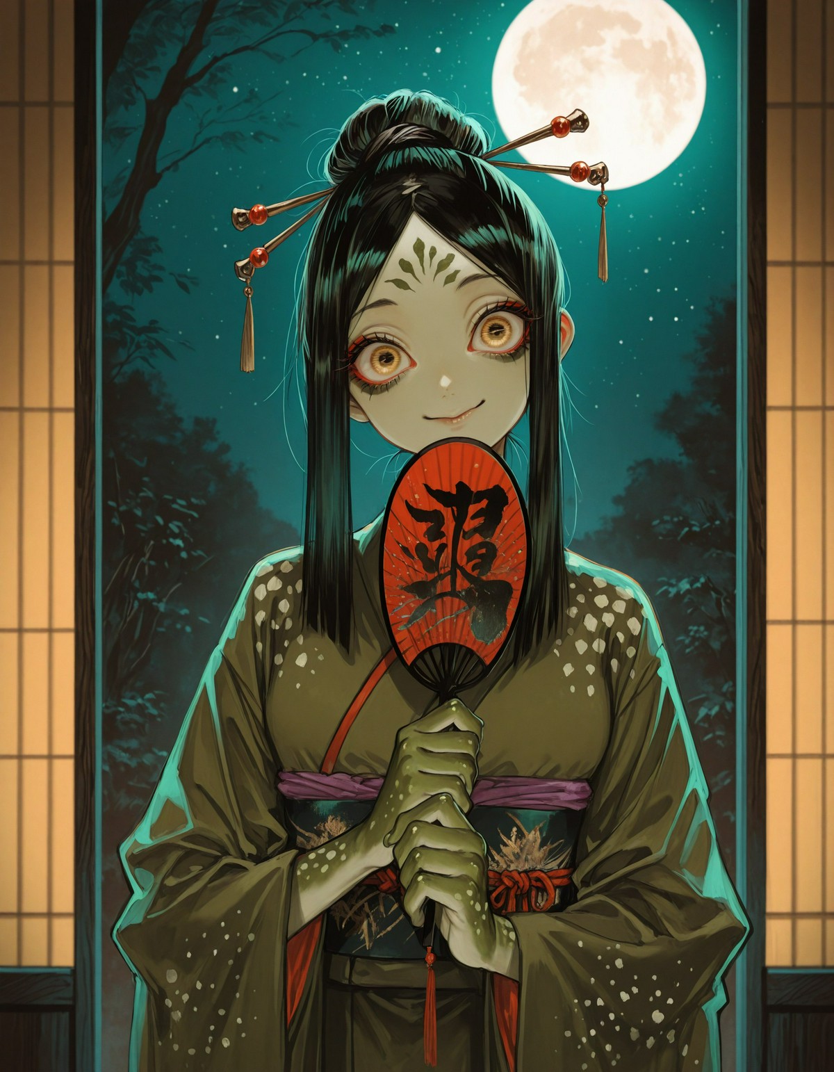 Kaeru nyōbō | Frog bride yokai — Moescape