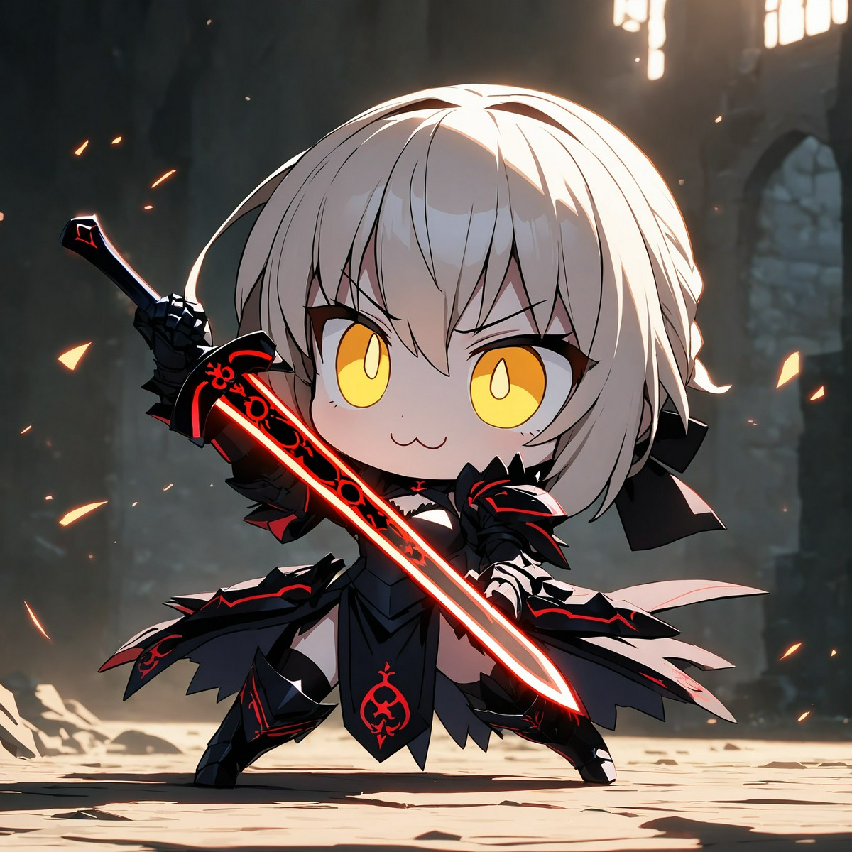 Saber Alter Chibi — Moescape