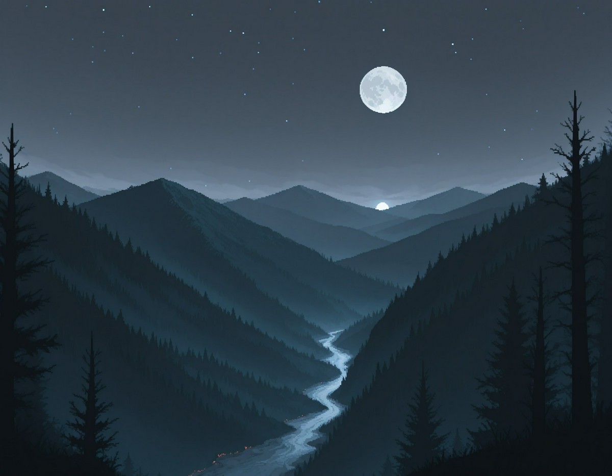 [AND SO THE ETERNAL MOON ROSE] — Moescape