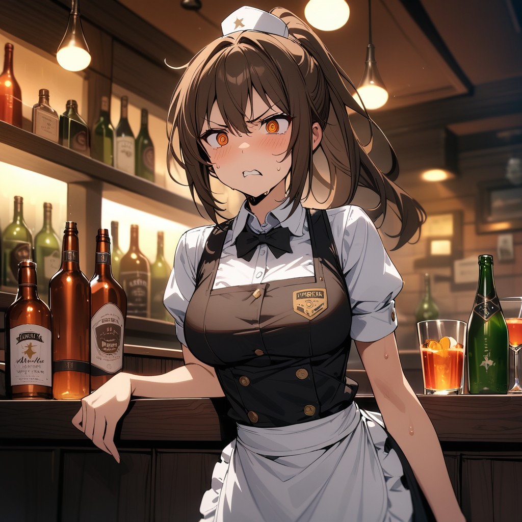 Angry bartender — Moescape