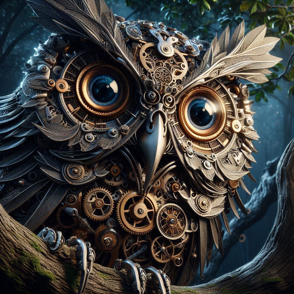 Mechanical owl — Moescape