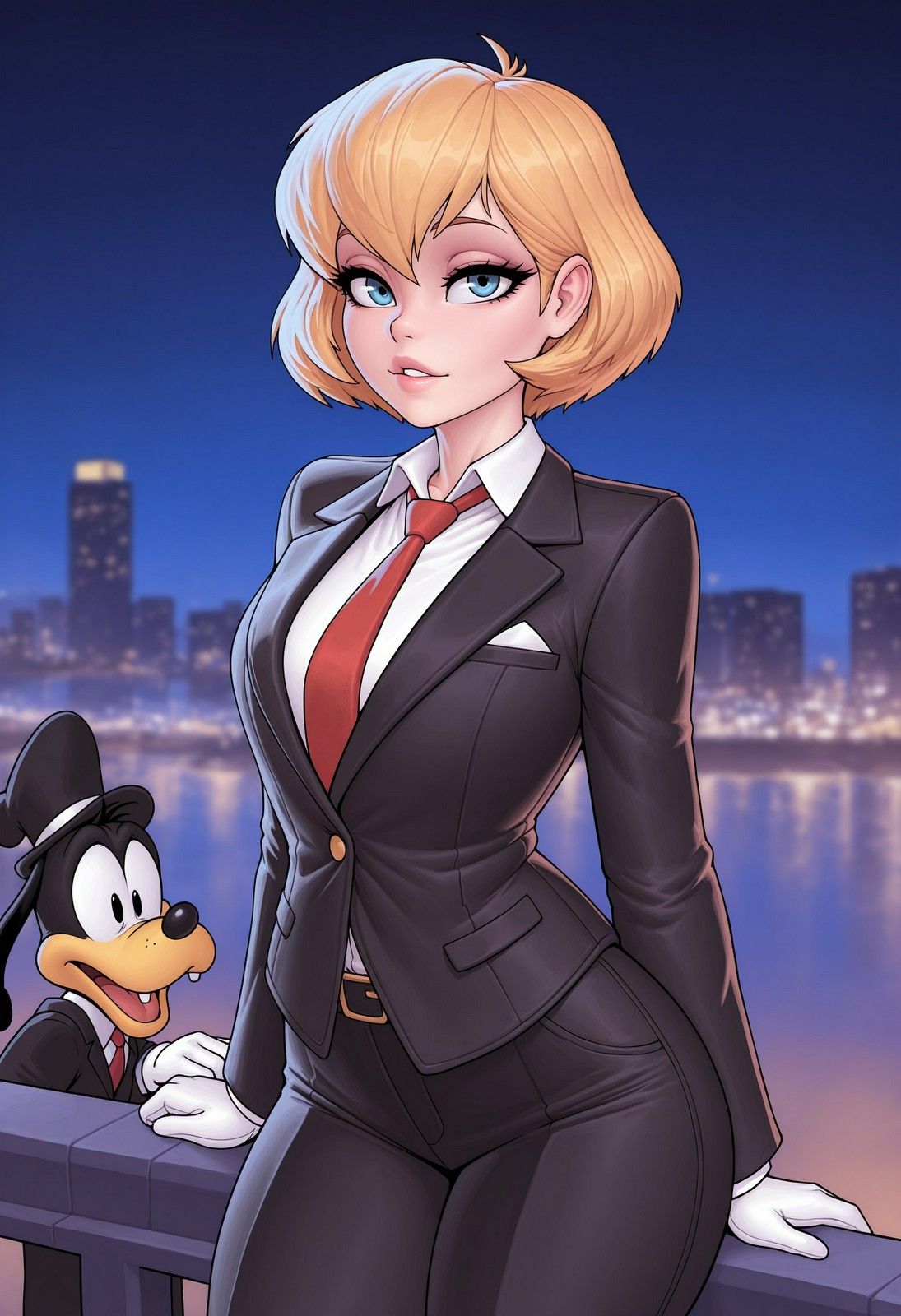 Goofy: damn... that waist — Moescape