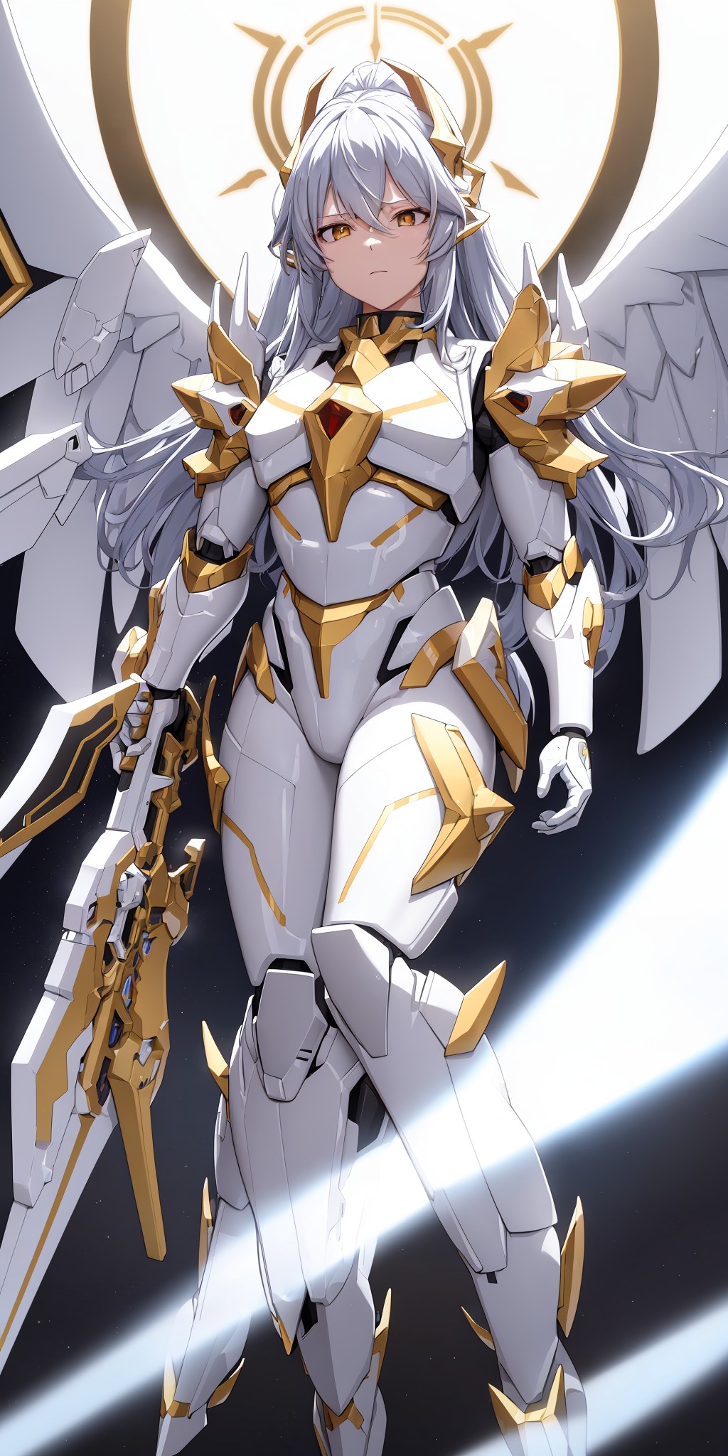 "Dragon Seraph: The Radiant Mecha Warrior" — Moescape