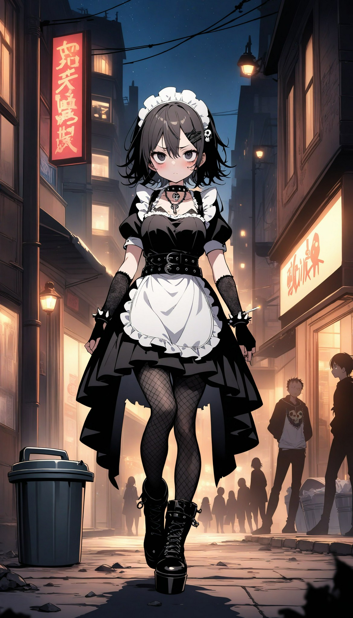 (Rando post) Punk Maid -Animagine edition — Moescape