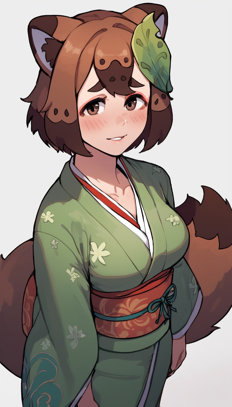 Tanuki girl for Megumi's 30k likes and 400 followers challenge — Moescape