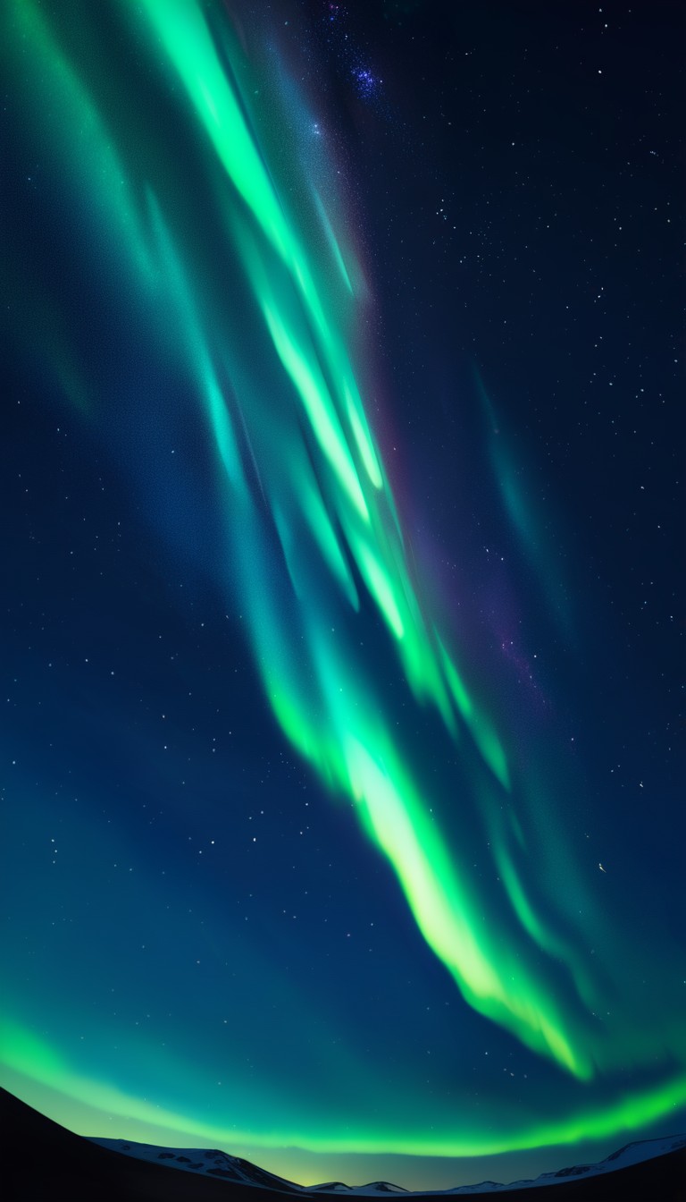 Night Sky With Northern Lights — Moescape