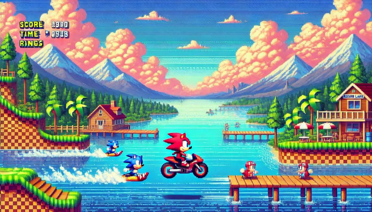 Sonic Zones~ Azure Lake Zone 2 — Moescape