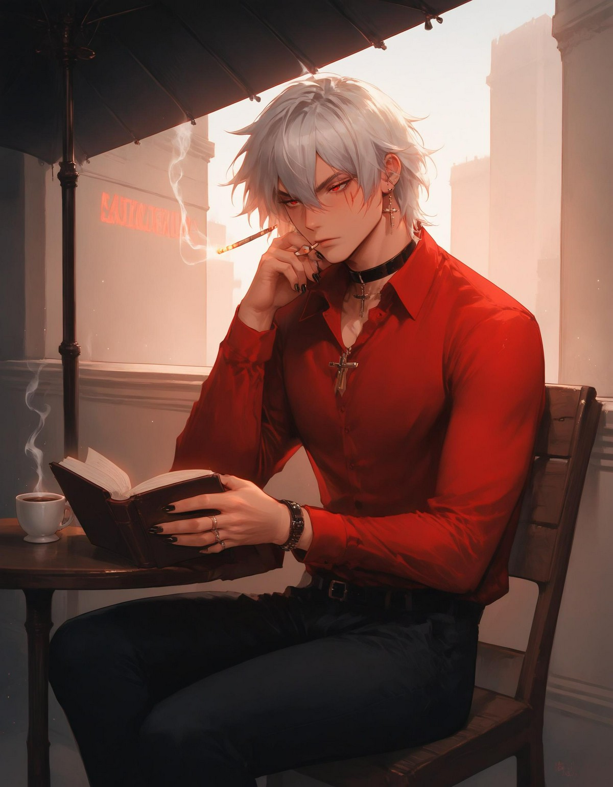 Time to generate an avatar of my main OC self-insert Dion, I guess ...