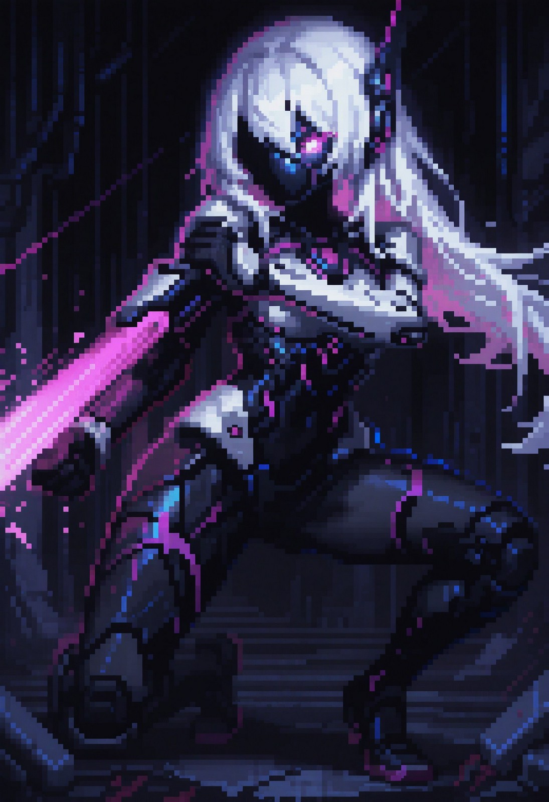 Pixel Void Sentinels — Moescape