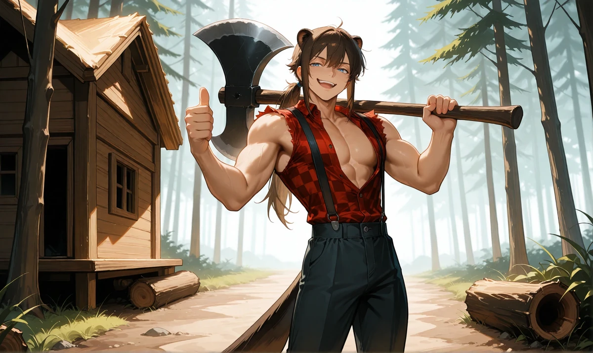 A log cabin for Sun☀️Echo. By Log🪵Echo — Moescape