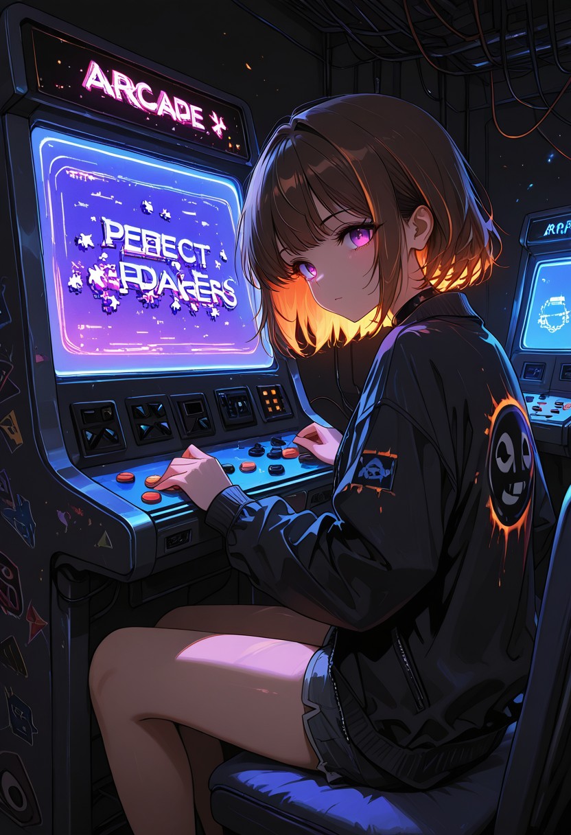 Arcade Girl 👾 — Moescape