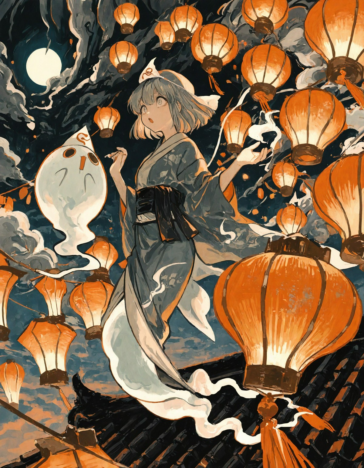 Lanterns and ghosts — Moescape