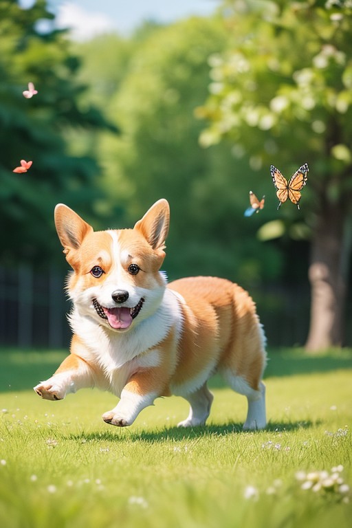 Randomly generated corgi prompt — Moescape