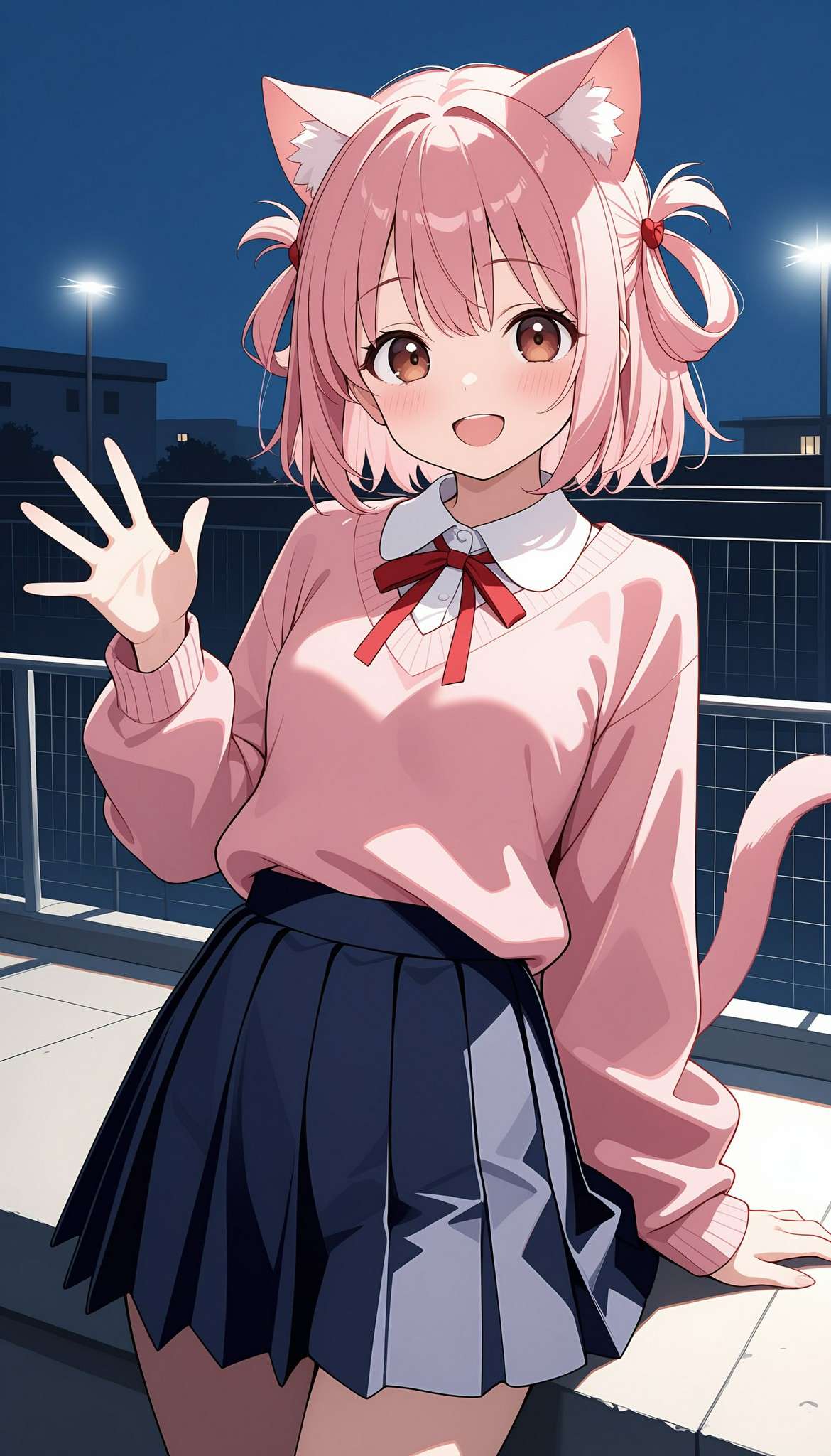 School Catgirl — Moescape