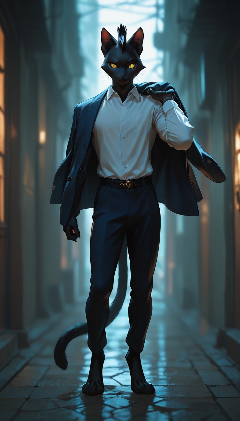 Male Form Pipsqueak - Then & Now - Caturday — Moescape