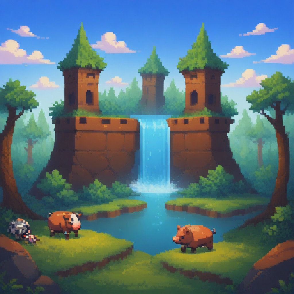 Pixel scenery | Weekly challenge 18 — Moescape