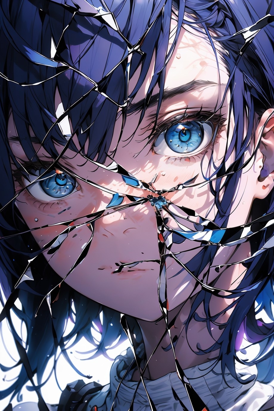 you broke me into a thousand pieces 💔 — Moescape