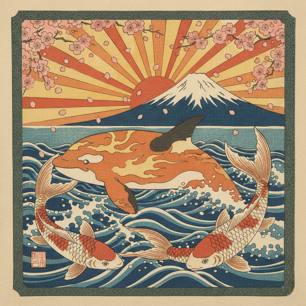 Orange Orca for 🍓Little Berry🍓 — Moescape